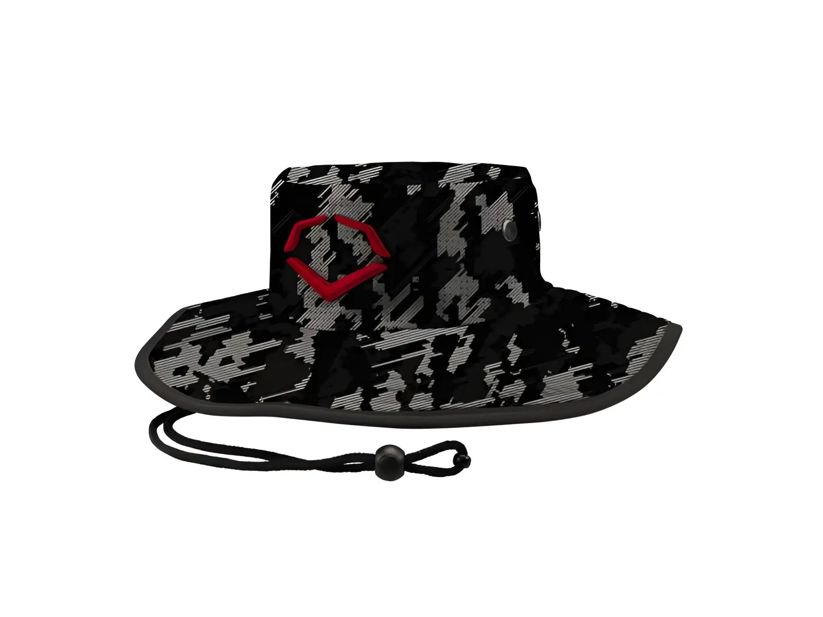 Evoshield Logo Bucket Hat WTV6000KB Black White Gray